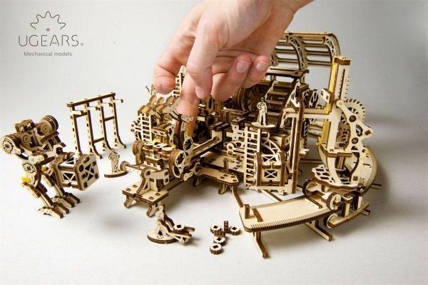 UGears Mechanical Town series - build your own mini-town! - UGears USA